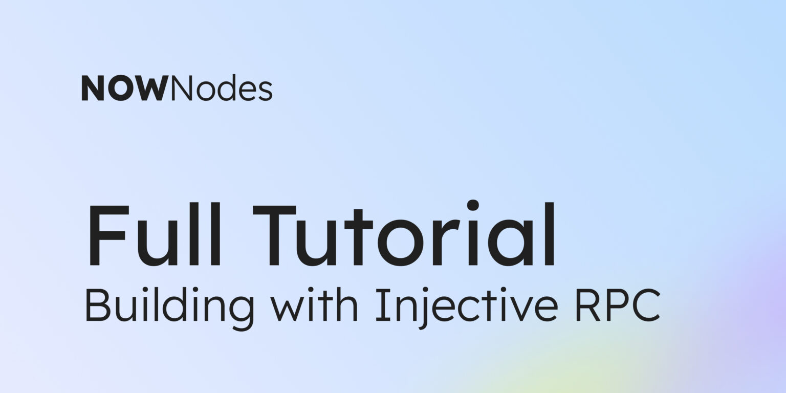 How to Access Injective RPC Node - Full Tutorial